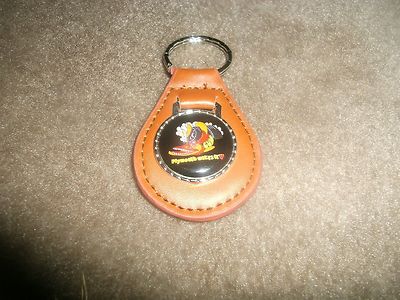 1970 1971 1972 1973 1974 PLYMOUTH BARRACUDA 'CUDA LEATHER LOGO KEYCHAIN ...