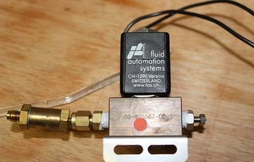 Fluid Automation Systems CH-1290 Solenoid Valve 24VDC for Varian CP ...