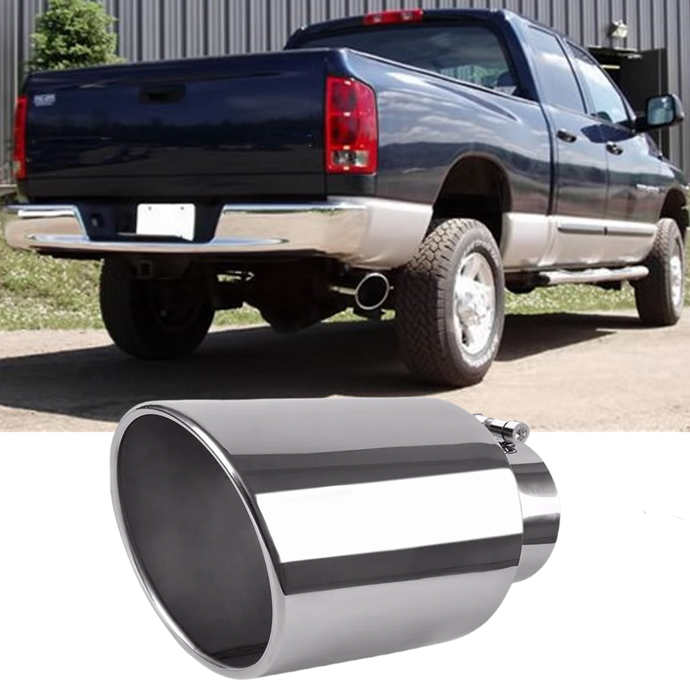 Scarico Saldabile Acciaio Inox Exhaust Tip Straight Cut Inner Cone 2.5 ...
