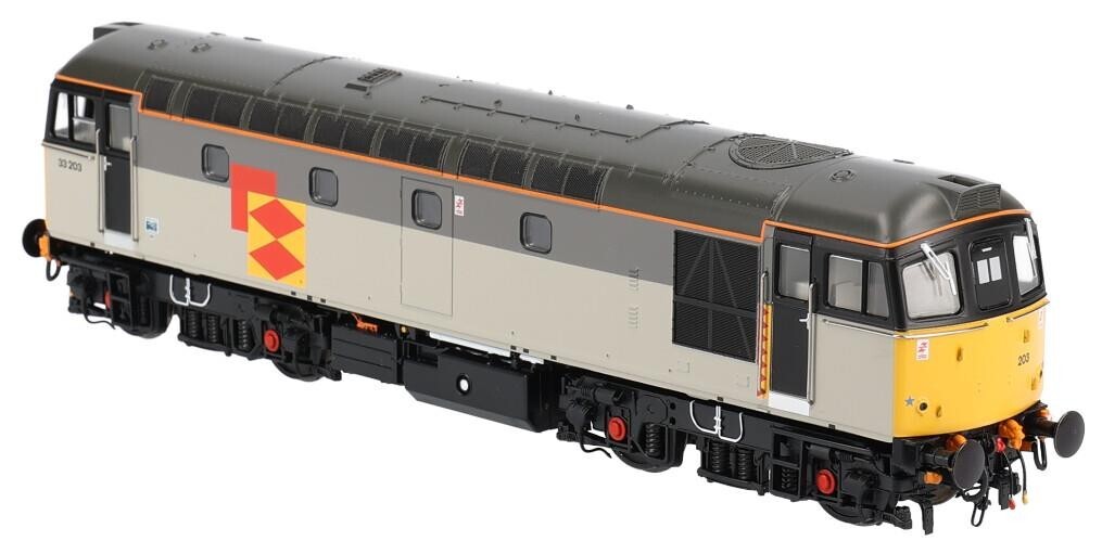 Heljan 3387 Class 33 203 BR Railfreight Distribution :: Railway Models UK