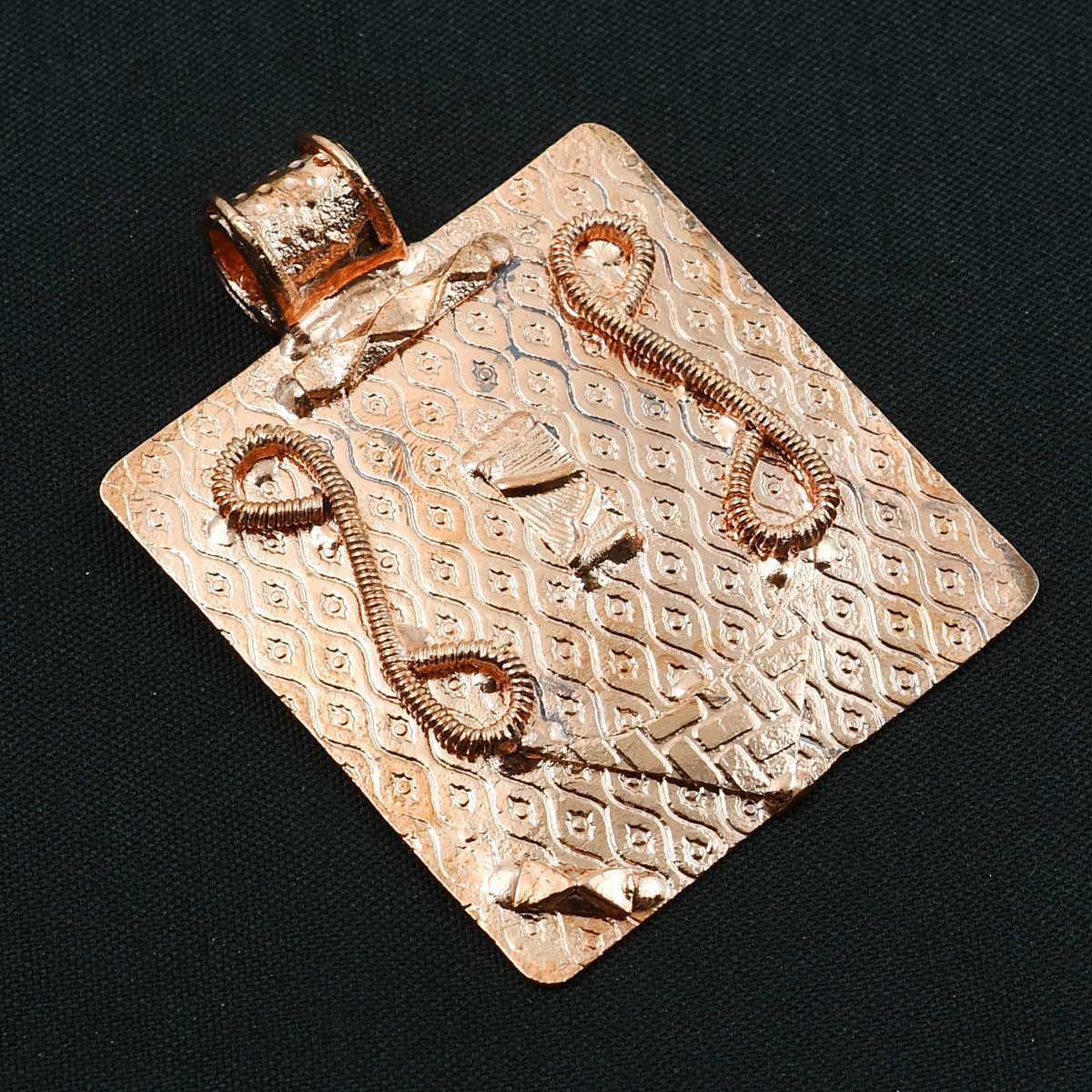 Vintage Ethnic Handmade Pure Copper Pendant Jewelry Anniversary Gift 2 ...