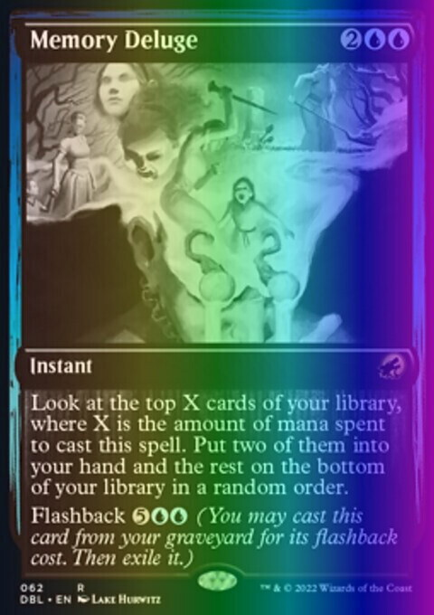 MTG Magic the Gathering Memory Deluge (62/633) Innistrad Double Feature ...