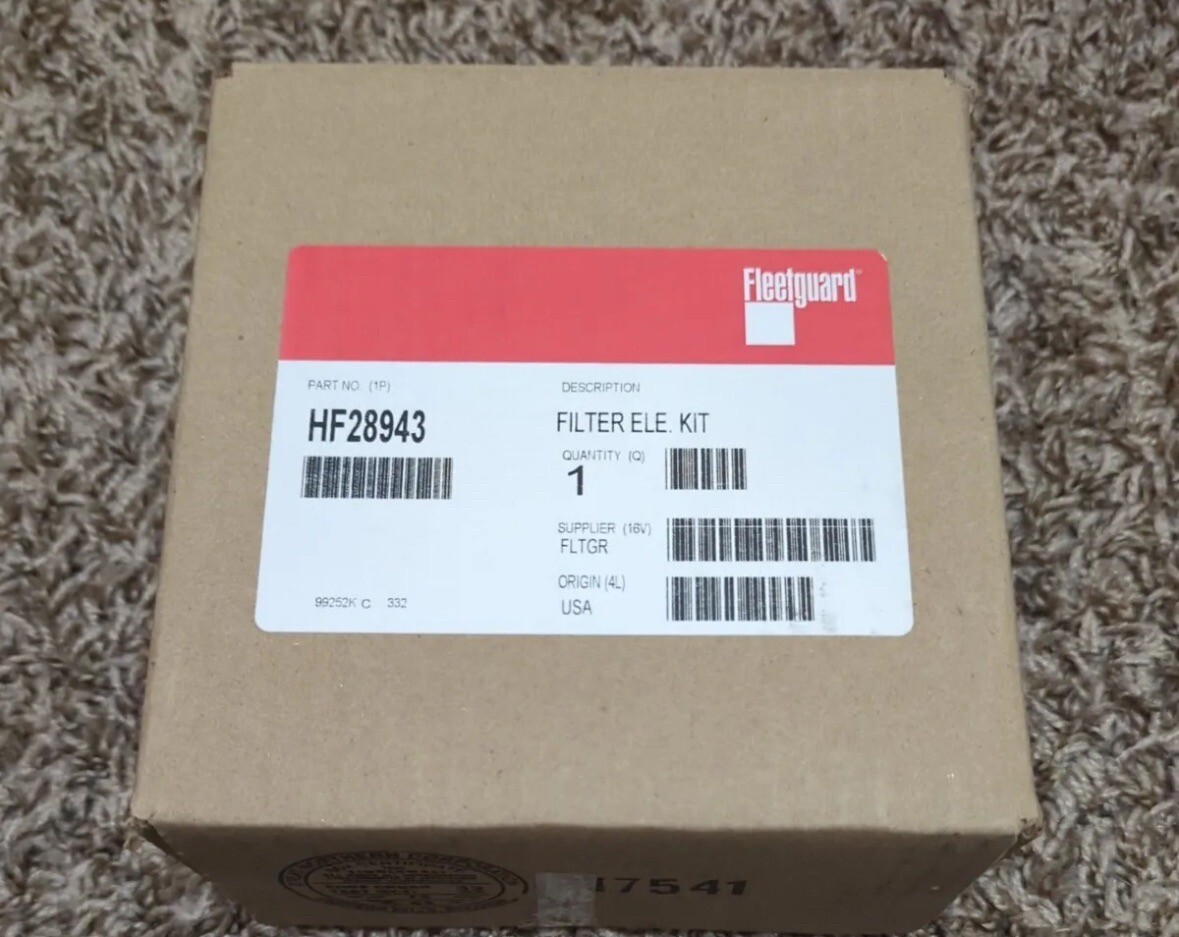 FLEETGUARD HF28943 - cross reference oil filters | oilfilter ...