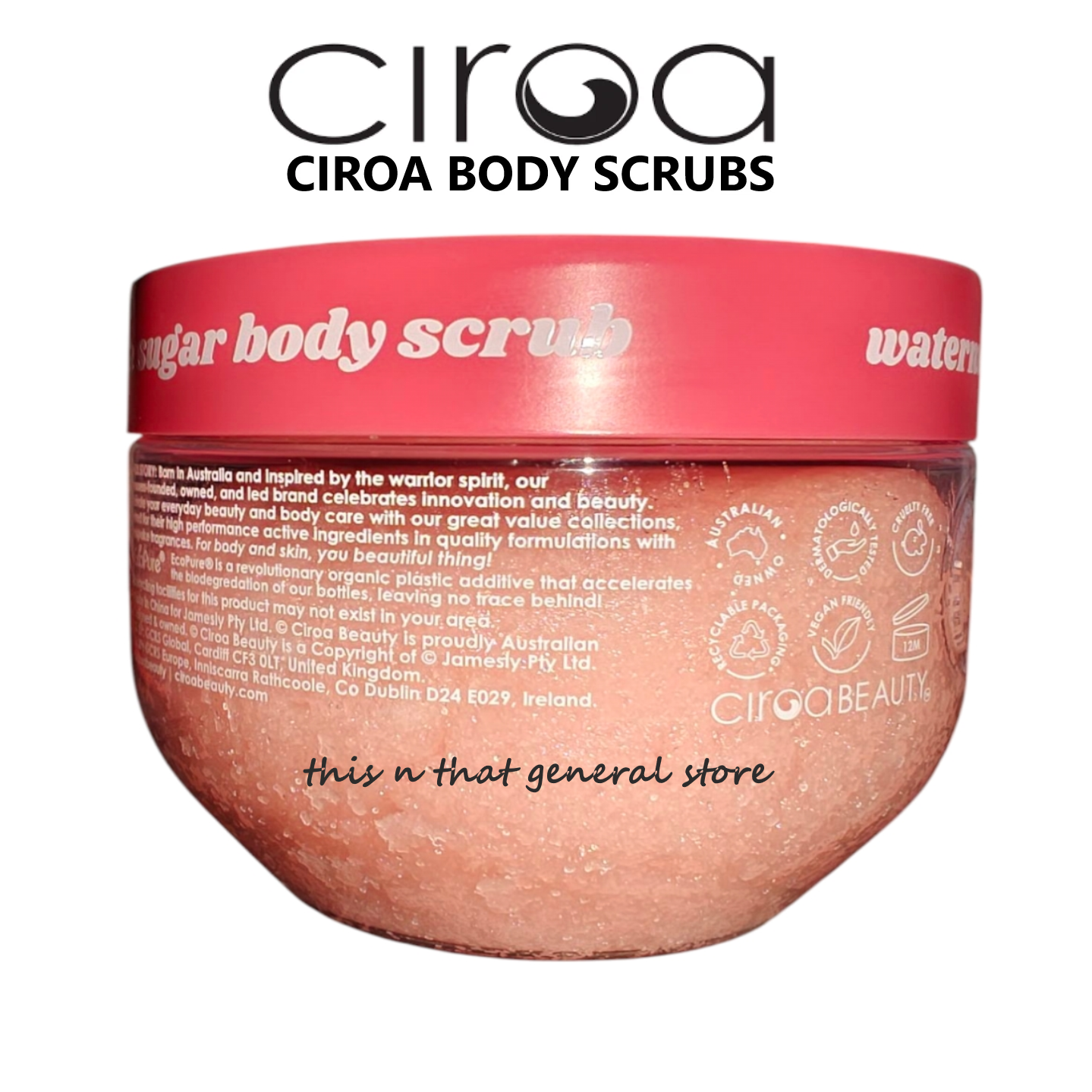 NEW BUY 1 GET 1 50% OFF CIROA Body Scrubs Manuka Honey Almond Milk ...
