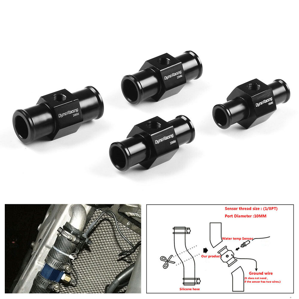 24mm Motor Water Temp Temperature Joint Pipe Sensor Gauge Hose Adapter ...
