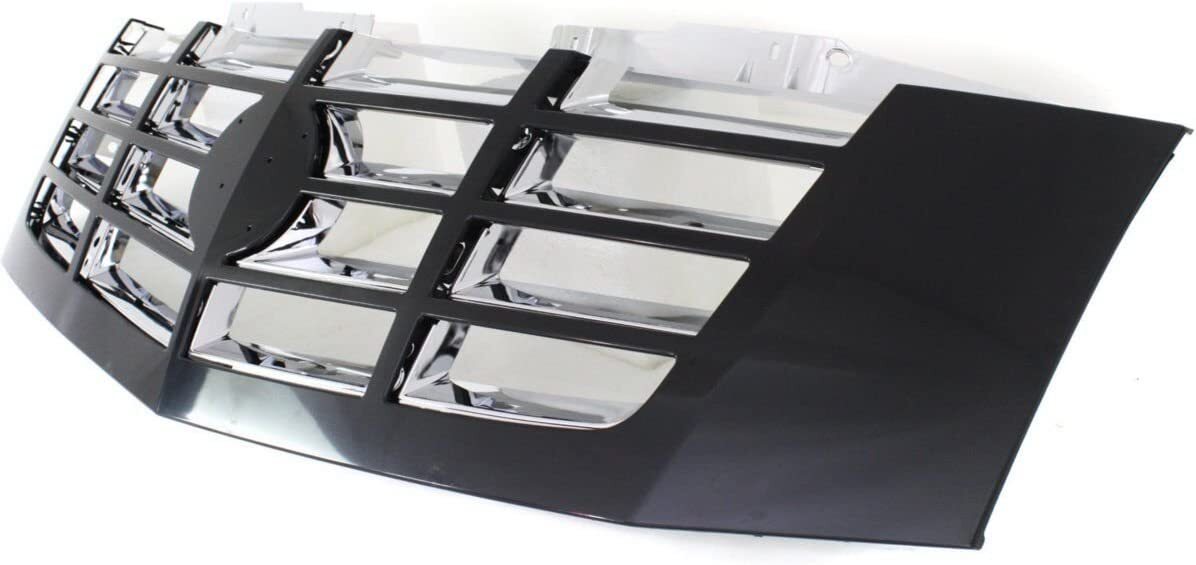 Chrome w/ Black Frame Grille For 2007-2014 Cadillac Escalade GM1200619 ...