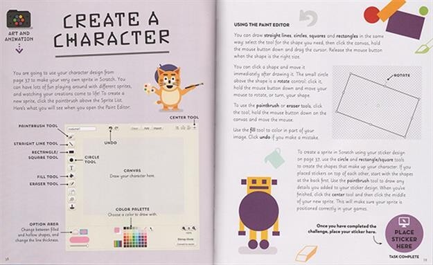 NEW Usborne CODER ACADEMY w/Stickers,Poster,Press-Out Models, STEM ...