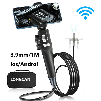 wifi Articulating Borescope Endoscope 2-Way Articulation Head ...