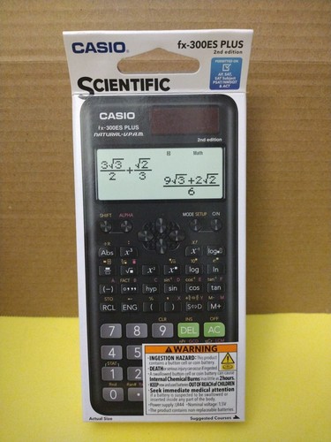 Casio fx-300ES Plus 2nd Edition Scientific Calculator Brand New & Free ...
