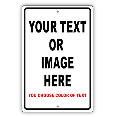 Personalized Your Own Choice Words Or Image Custom Designs Aluminum ...