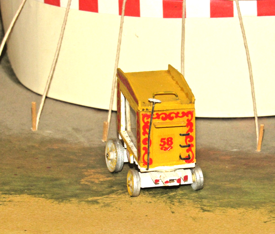 Simmons ho scale CIRCUS SNAKE DEN CAGE WAGON for Model Train Layouts ...