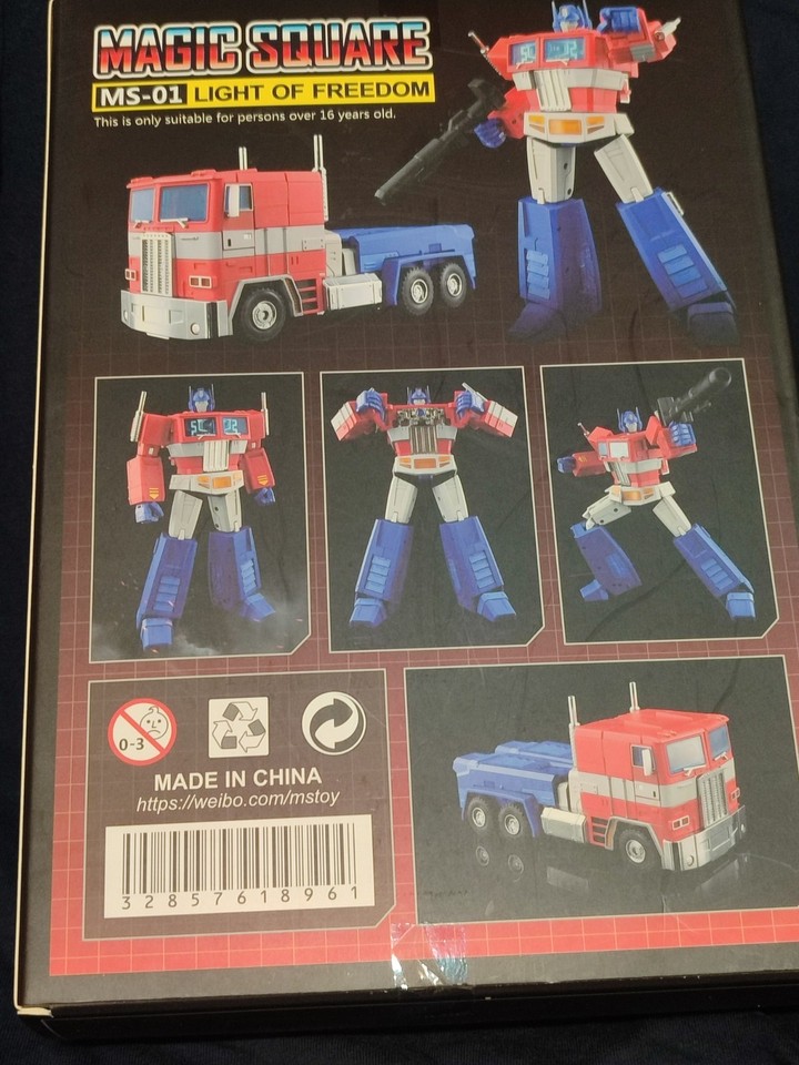 Magic Square MS-01 Light of Freedom V1 Masterpiece Prime Transformers ...