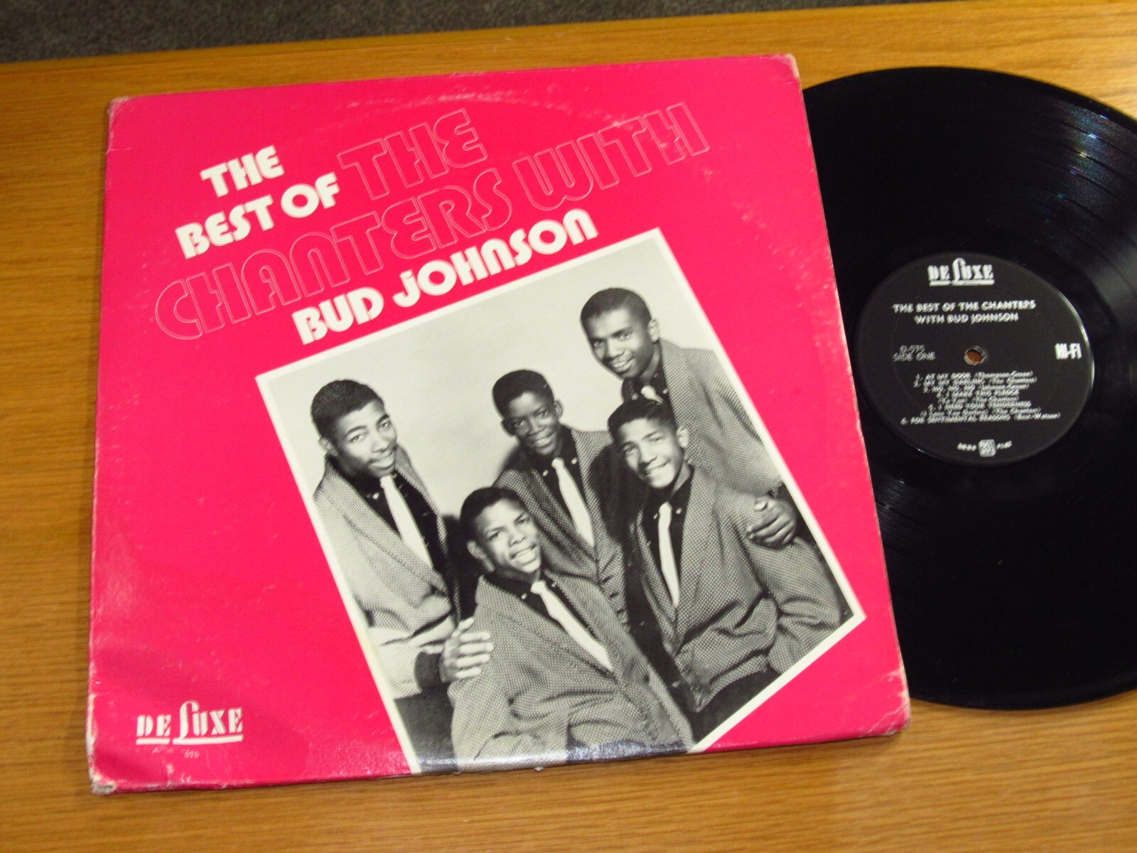 MONO DOO WOP LP - THE CHANTERS - DELUXE 575 - "THE BEST OF THE CHANTERS ...