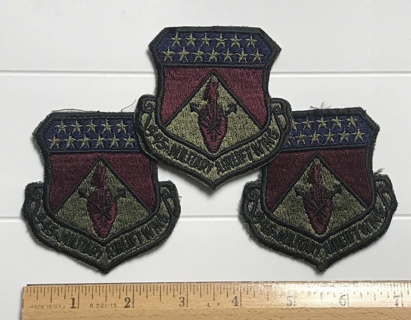 Lot of 445th Wing Military Airlift Command USAF Air Force Subdued Patch ...
