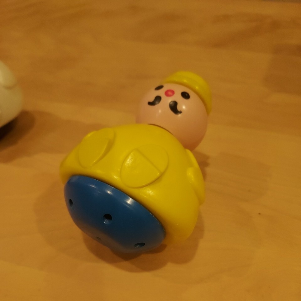 Vintage 1970s Fisher Price Three Men in a Tub Roly Poly Weeble Wobble ...