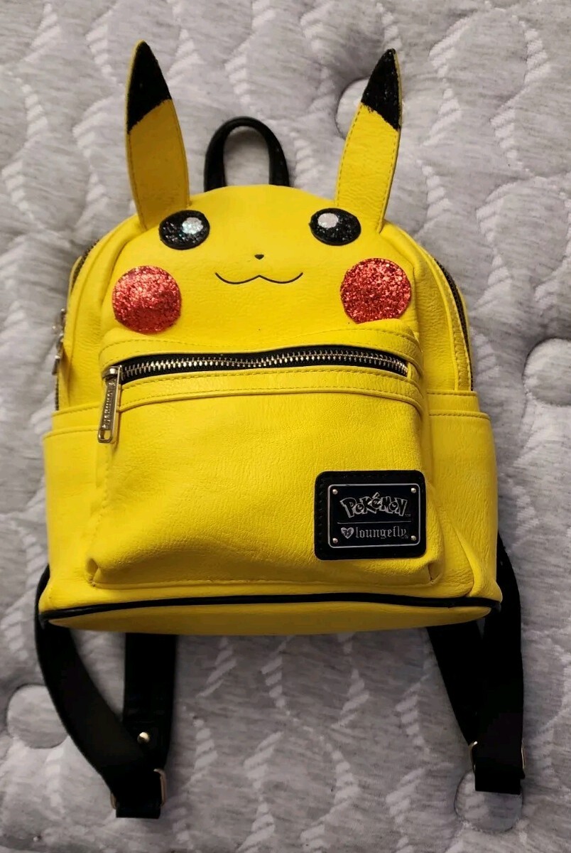 Loungefly Mini Backpack Pikachu Custom Sparkles On Ea… - Gem