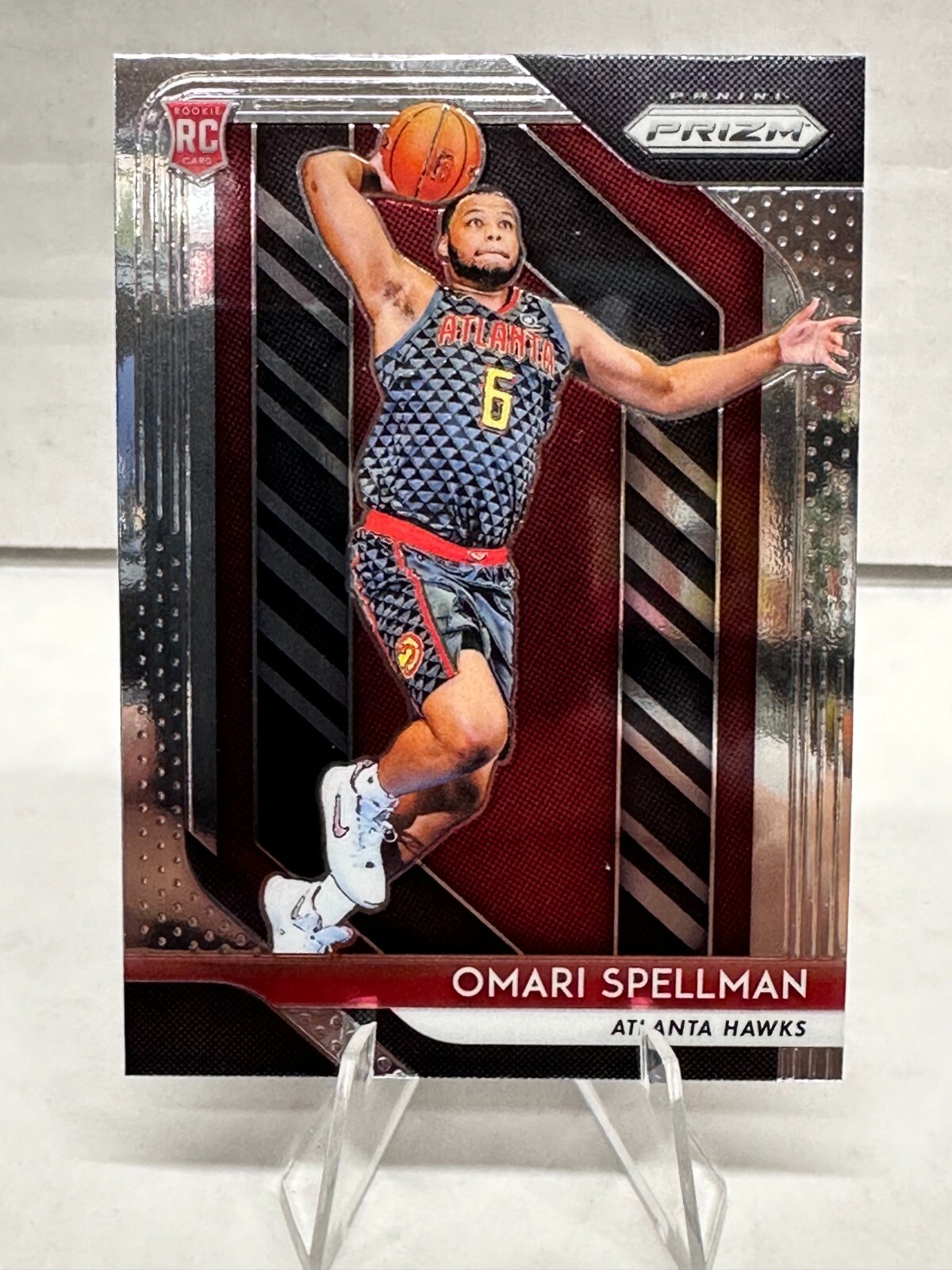 2018-19 Panini Prizm Basketball Card #88 Omari Spellman RC Atlanta ...
