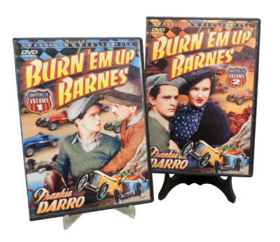 Burn Em Up Barnes Vol 1 & 2 - COMPLETE SERIAL (DVD, 2004) 1934 / Black ...