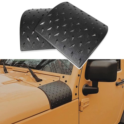 Black Cowl Body Armor Outer Cowling Cover For Jeep Wrangler JK JKU 2007 ...