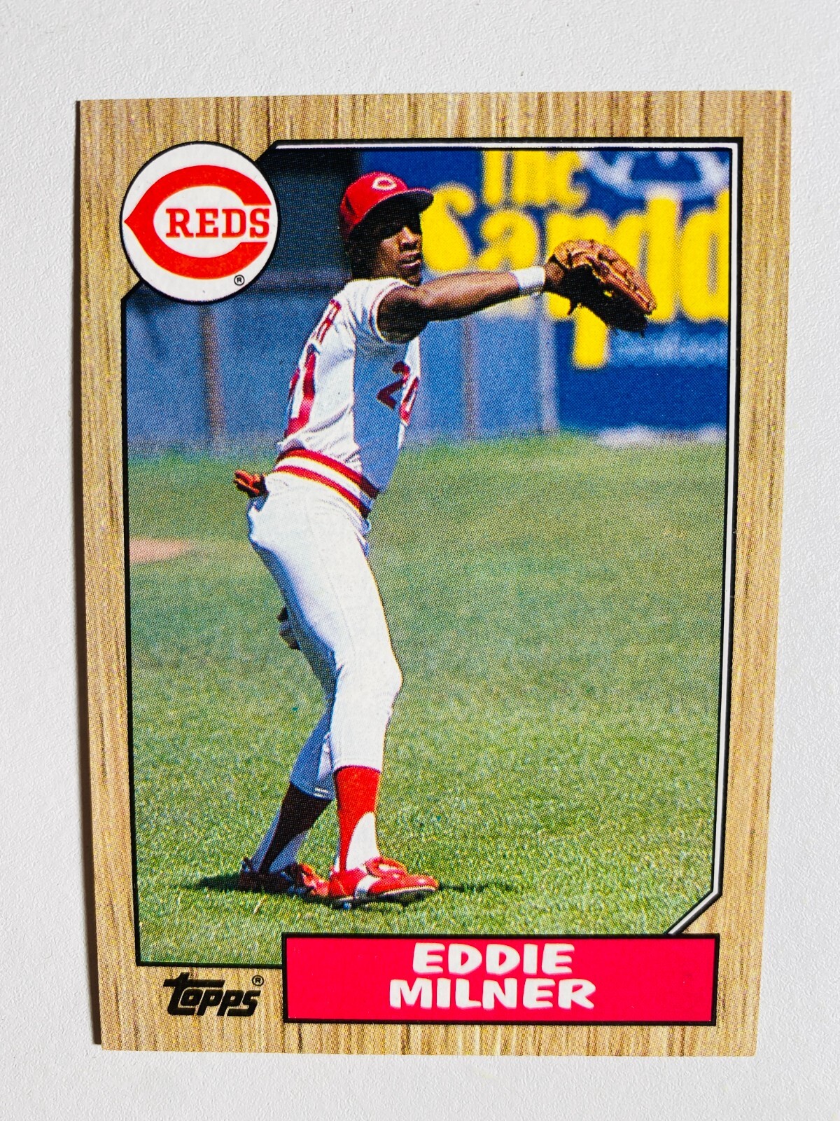 1987 TOPPS #253 EDDIE MILNER NM-MT MLB BASEBALL CARD | eBay