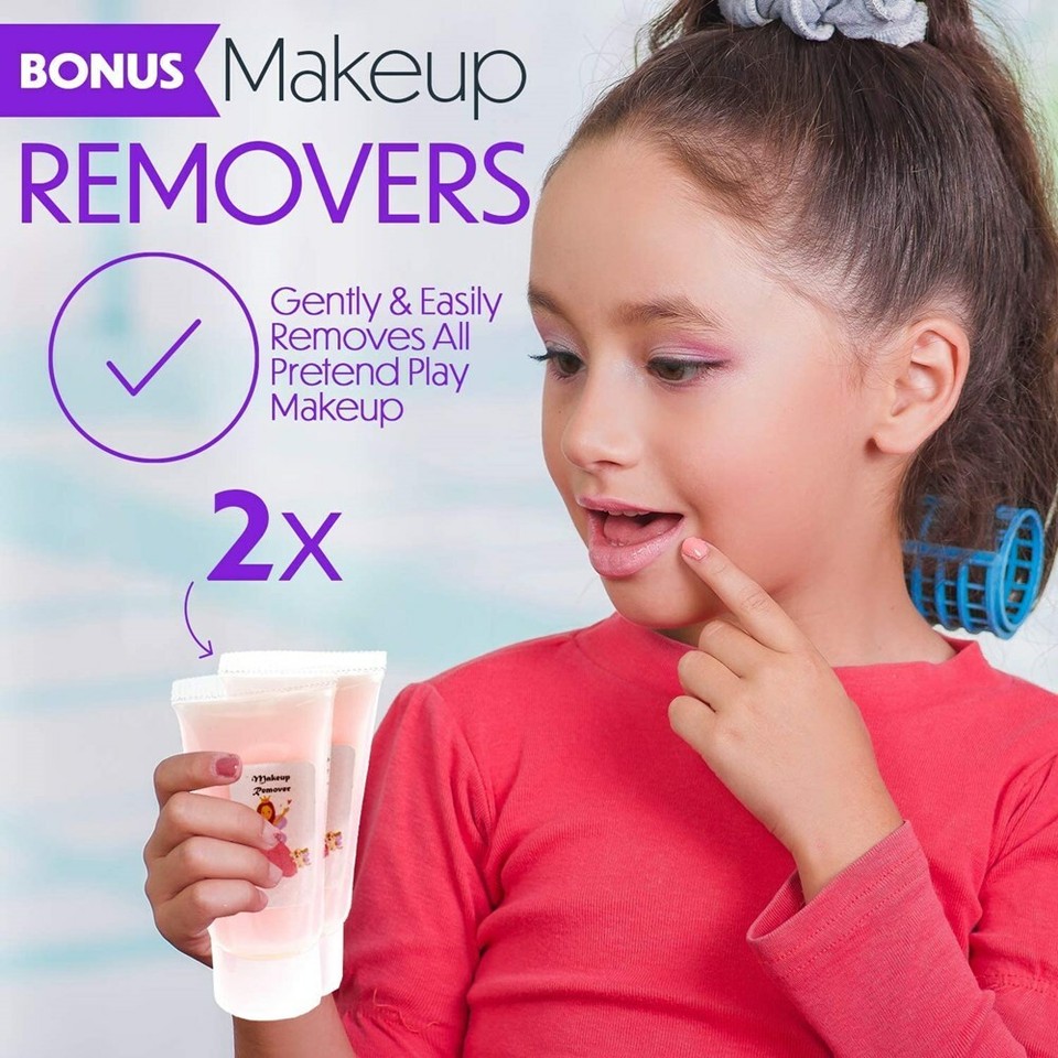 Toysical Princess Big Makeup Kit Non Toxic, Princess Play Makeup Set ...