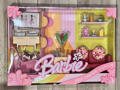 Barbie Living Room Set - 2013 Décor Collection - Complete Set New in ...
