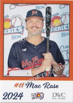 2024 McLennan Community College Highlanders JUCO Mac Rose Baseball ...