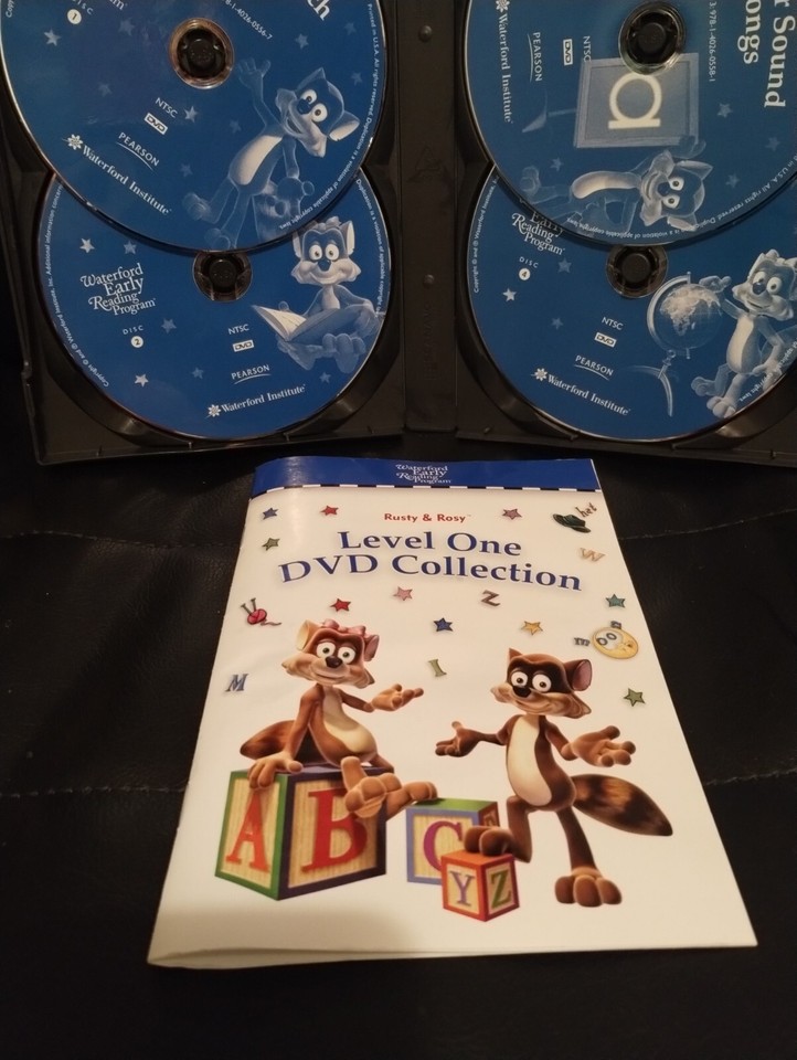 Rusty & Rosy Level One 4 DVD Collection Waterford Early Reading Program ...