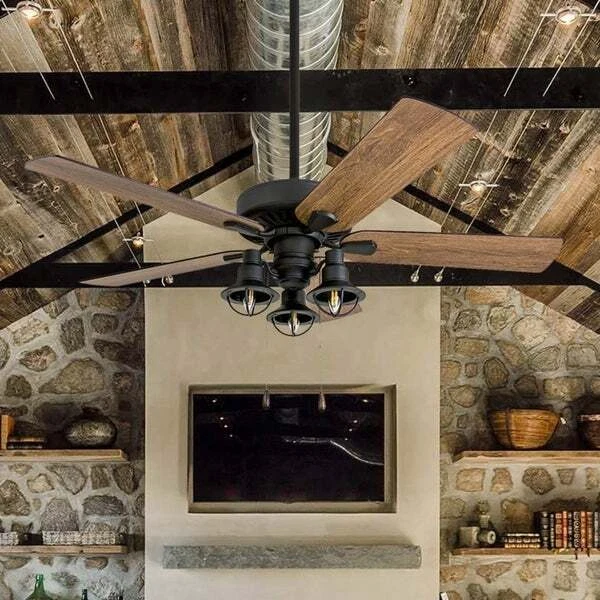 Country Style Ceiling Fans With Lights | Shelly Lighting