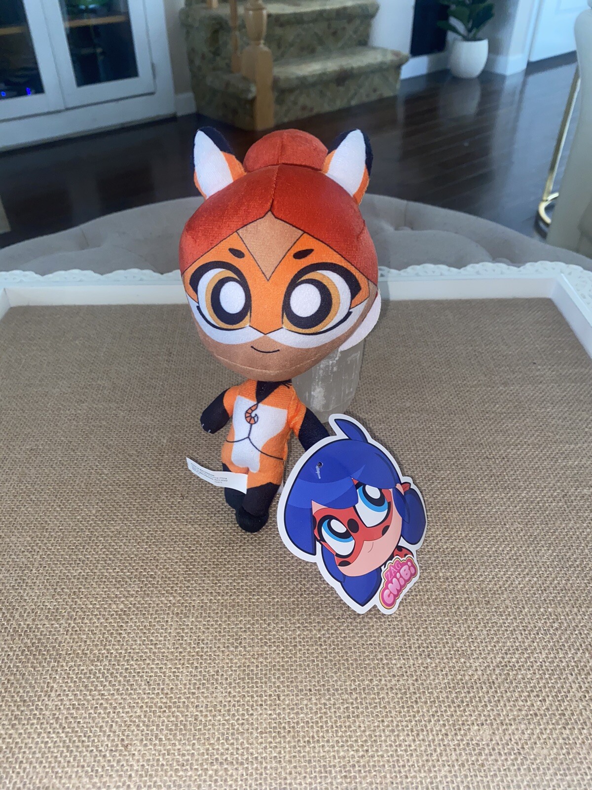 NWT Miraculous Zag Chibis - Rena Rouge Plush Toy New VHTF 9” Fluffy ...