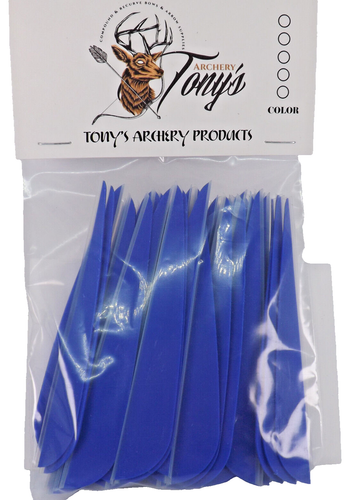 4"INCH PK50 GOLD TIP VANES ROYL BLUE GLTP8573 | eBay