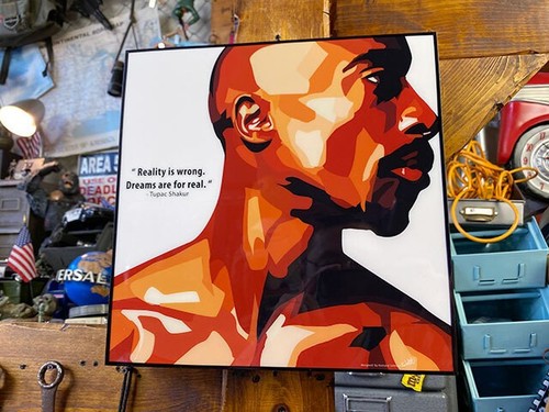 Tupac 2Pac Pop Art Frame American Goods Panel Poster | eBay