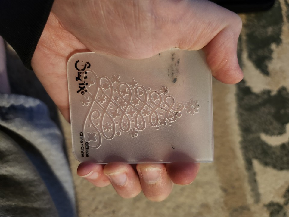 Sizzix Emboss Folder Christmas Tree | eBay