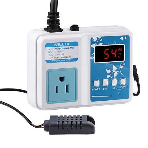 10A Digital Humidity Controller Hygrometer 110V WH1436HUM-PRO ...