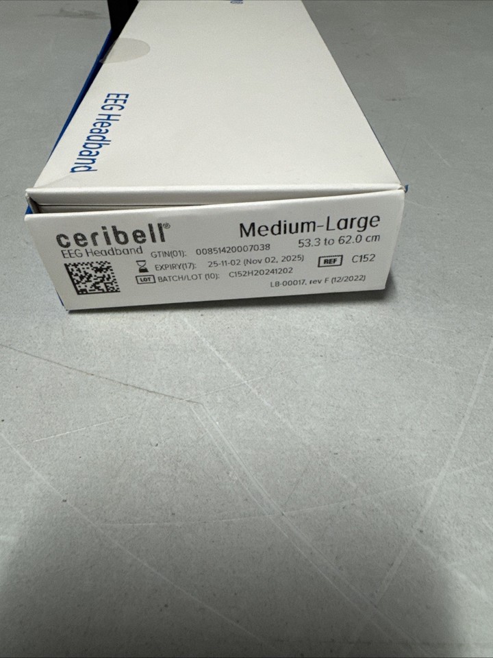 Ceribell EEG Headband C152 Medium-Large 53–62 cm – New Open Box – Exp ...