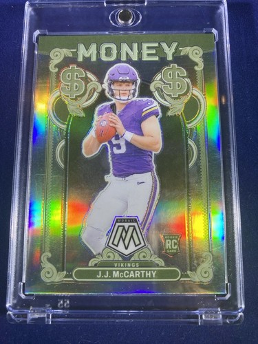 JJ McCarthy 2024 Panini Mosaic Money CASE HIT SSP RC #1 Vikings | eBay