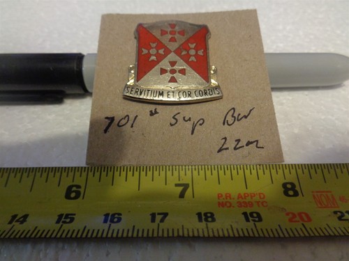 701st Support Battalion 22M Unit Crest, DI, DUI (DRAW#T8) | eBay