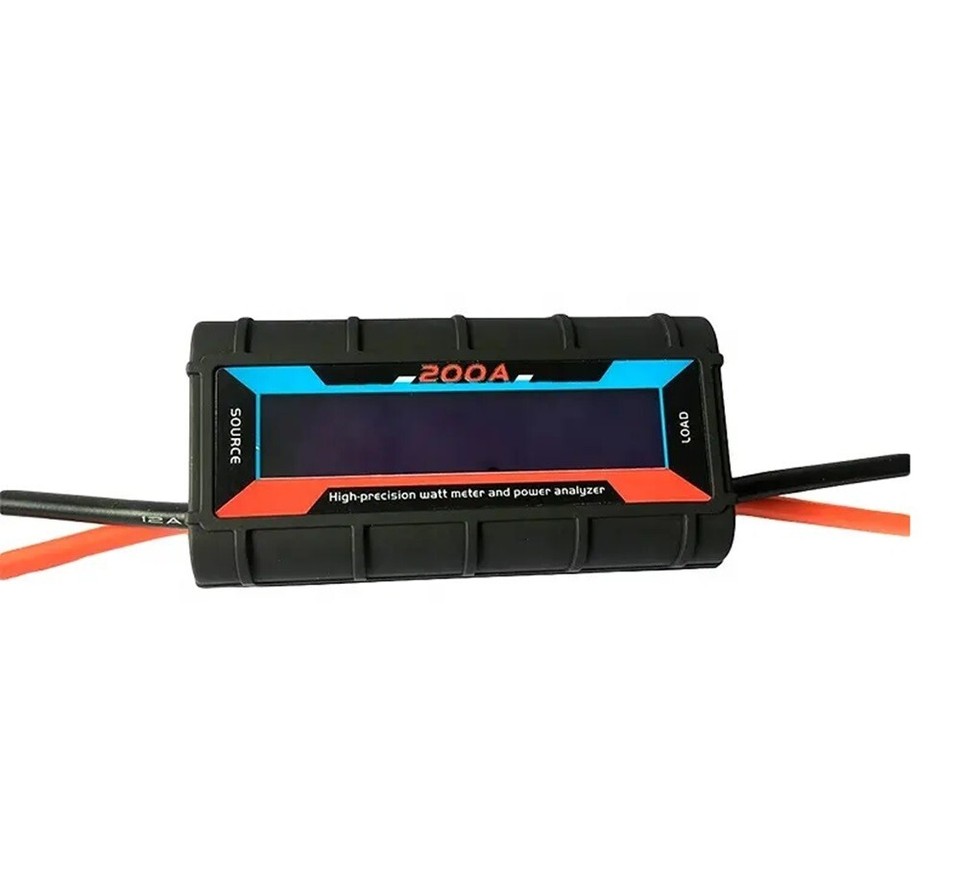 inline DC Power Analyzer Watt Volt Amp Meter 12V 24V Solar Wind ...