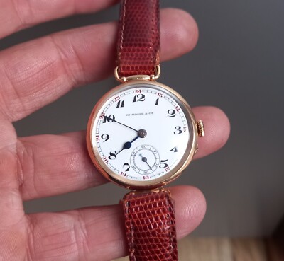 Rare Antique Solid Gold Hy Moser & Cie Imperial Russian Tsarist Watch ...