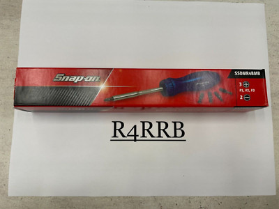 Snap-on Tools USA NEW POWER BLUE Hard Handle Ratcheting Screwdriver ...