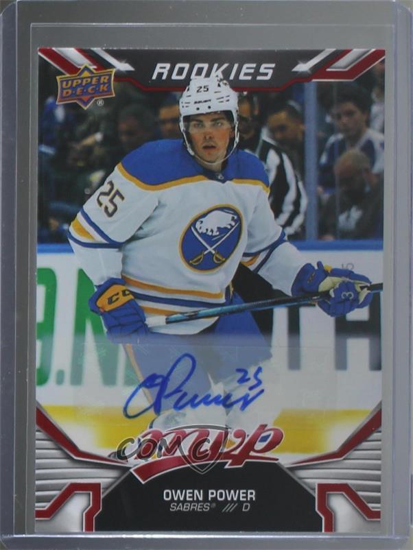 2022-23 Upper Deck MVP - Red Autographs #243 Owen Power /5 (AU, RC) for ...