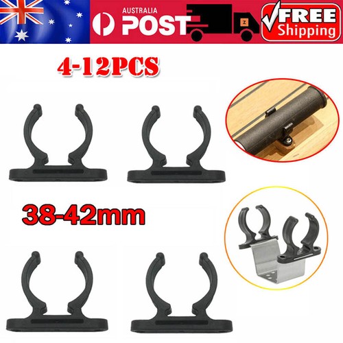 4-12pcs 38mm Oars Clips Black Multi Purpose Nylon Tube Holder Paddles ...