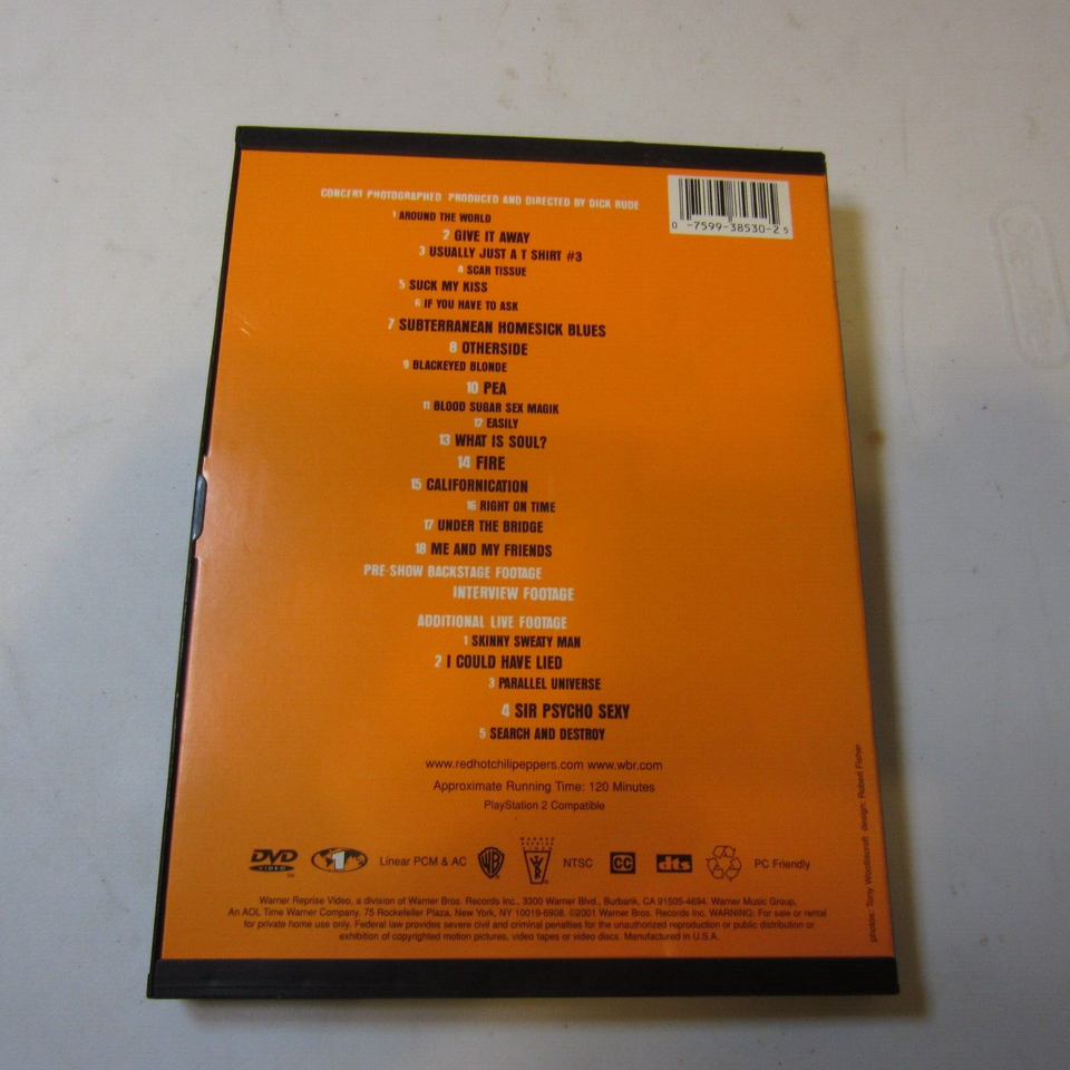 RED HOT CHILI PEPPERS - OFF THE MAP DVD FREE SAFE SHIPPING 75993853025 ...