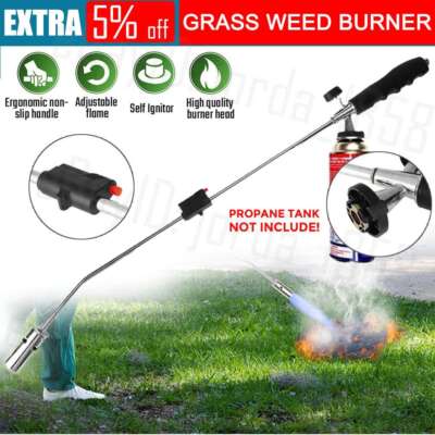 78CM Propane Weed Burner Kits Shrub Grass Killer Propane Gas Weed ...