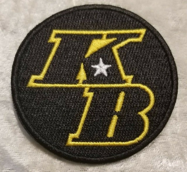 Kobe Bryant KB Embroidered Iron/Sew on Patch ~ Free ship` US seller! | eBay