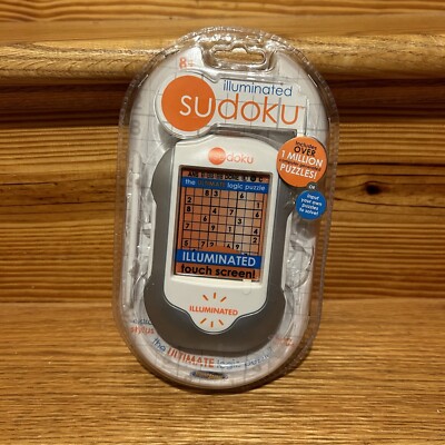 Sudoku Puzzle Hand Held Game Techno Source Illuminated Touch Screen ...