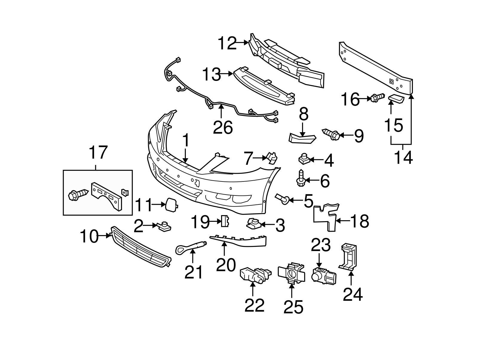 Genuine Lexus Park Sensor Retainer 89348-50020 | eBay