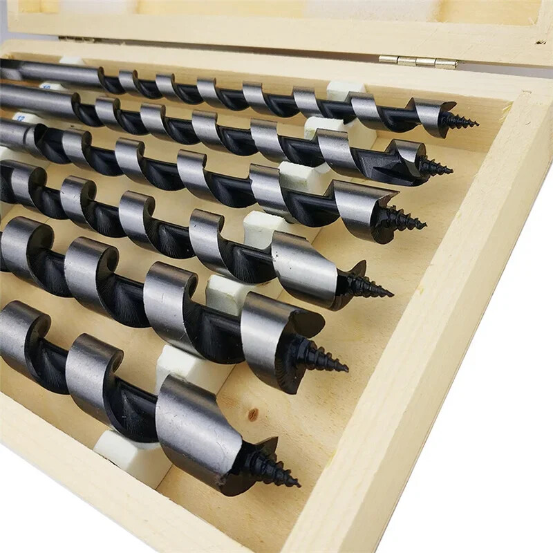 Auger Drill Bits Wood Carpenter Masonry Wood Drills Set for Woodworking ...