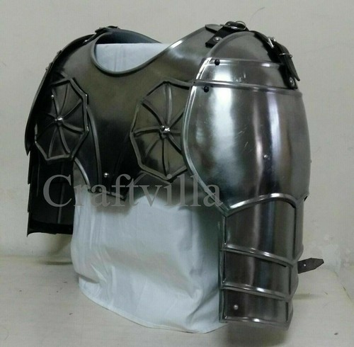 Médiévale Hausse-Col Armor Paire De Métal Épaule Knight Fait à la Main ...
