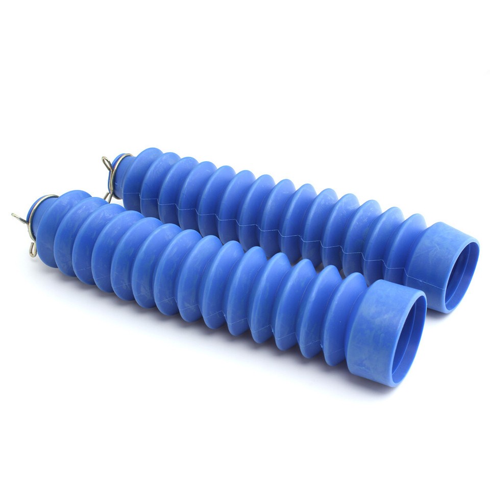 Blue Front Fork Dust Cover Gaiters Gators Boots Shock Absorber for Off ...